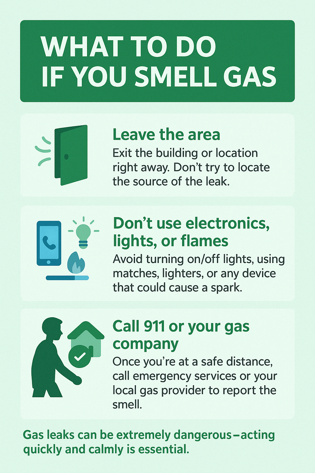What Should I Do if I Smell Gas? – Utilities For My Home