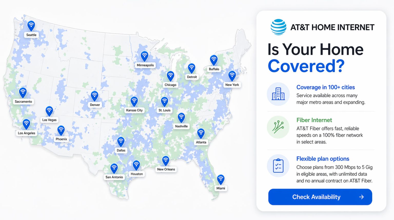 AT&T Internet Plans, Deals, and Coverage Area – Utilities For My Home