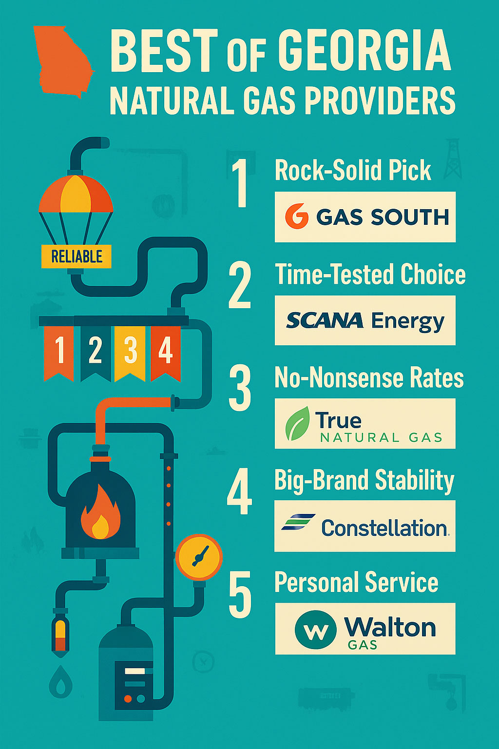 Best Natural Gas Marketers in Georgia – Utilities For My Home