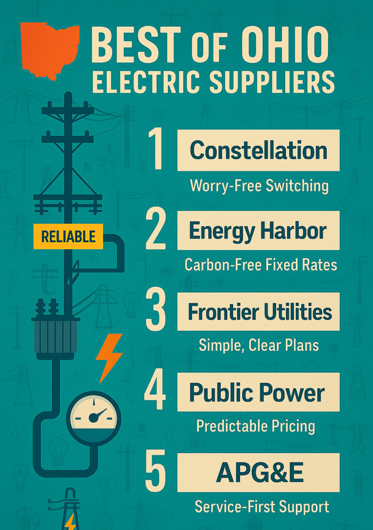 Best Electric Suppliers in Ohio – Utilities For My Home