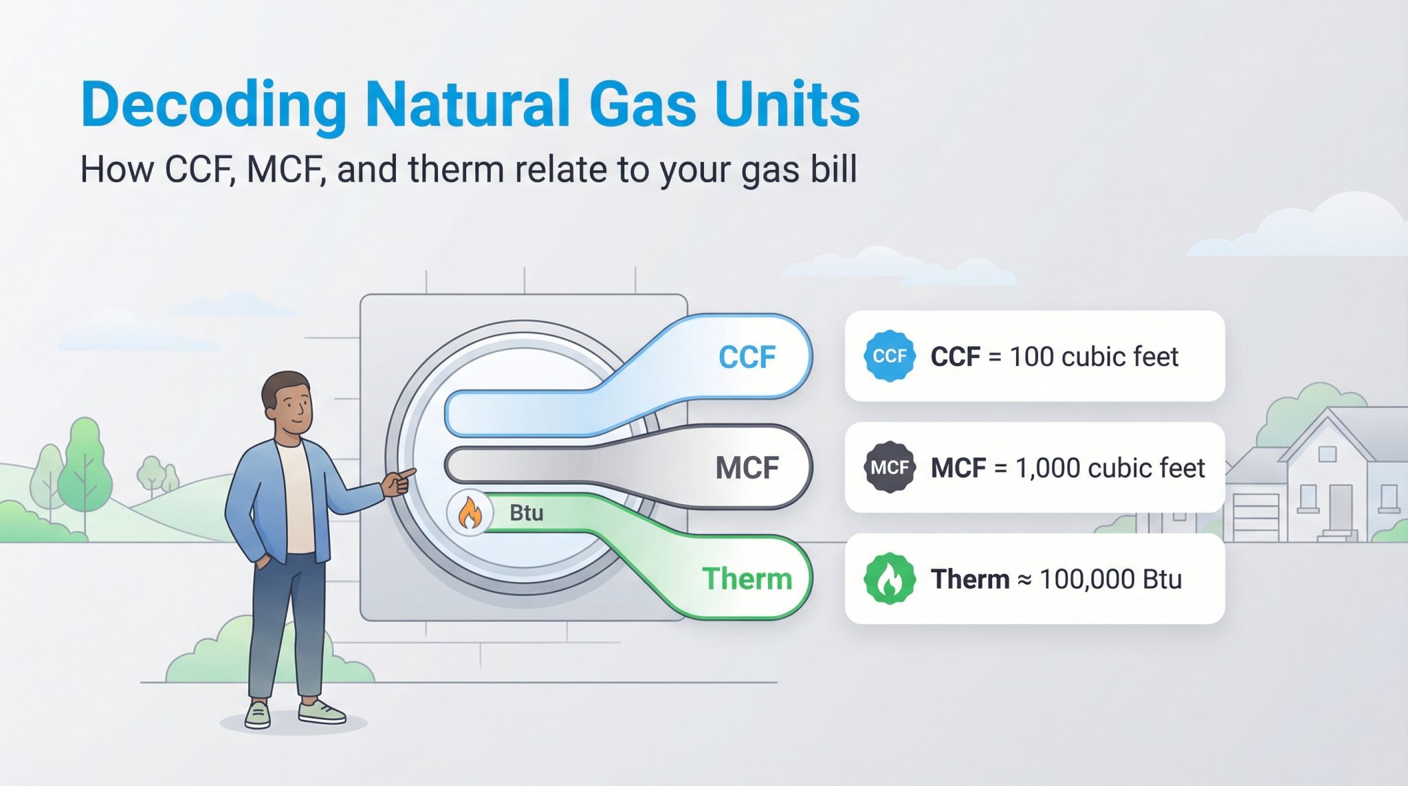 Understanding Natural Gas Measurements: How to Read Your Meter and Bill ...
