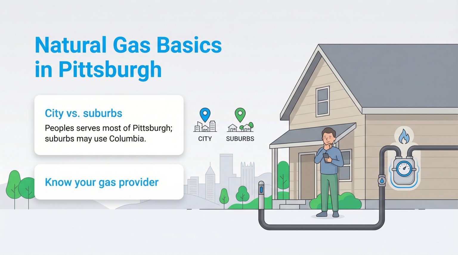 Pittsburgh, PA Utility Providers. Set Up and Compare Electric, Gas ...