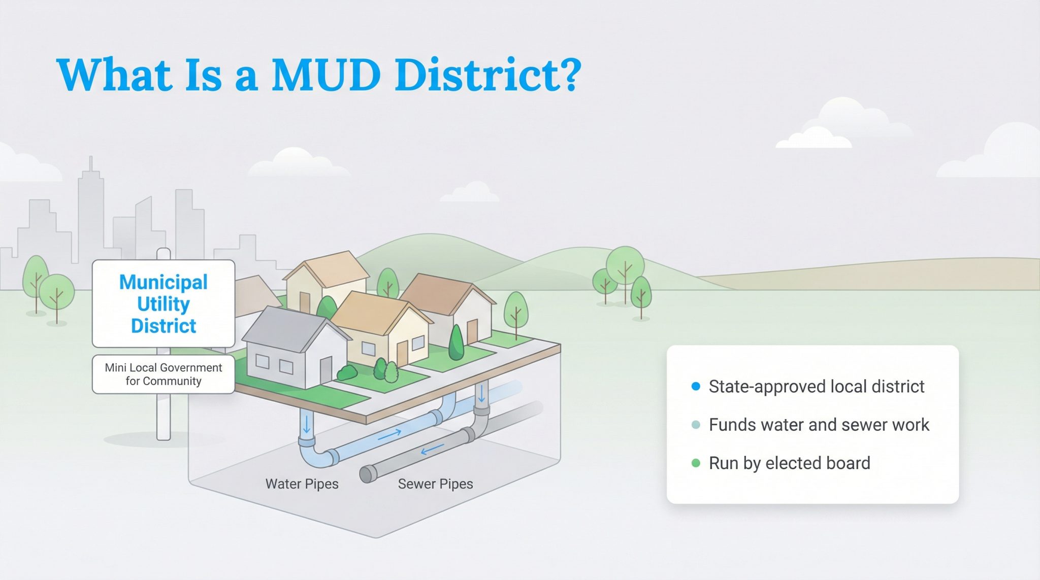 What Is a Municipal Utility District (MUD)? A Guide to Taxes and ...