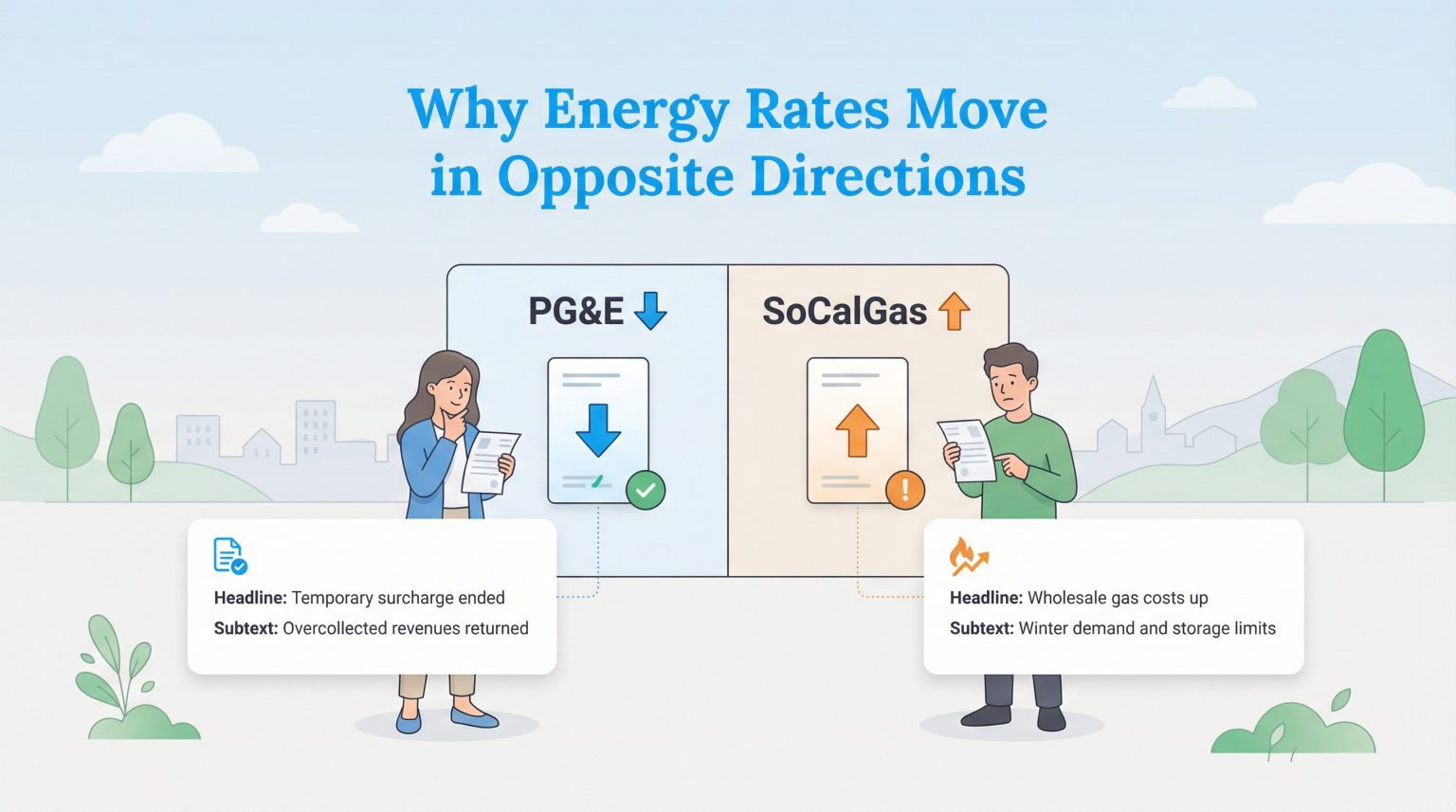 California Gas Rates Diverge: SoCalGas Hikes While PG&E Cuts Prices for ...