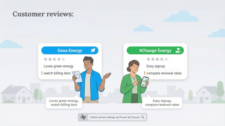 Gexa Energy vs. 4Change Energy Comparison: Rates, Plans, and Fees ...